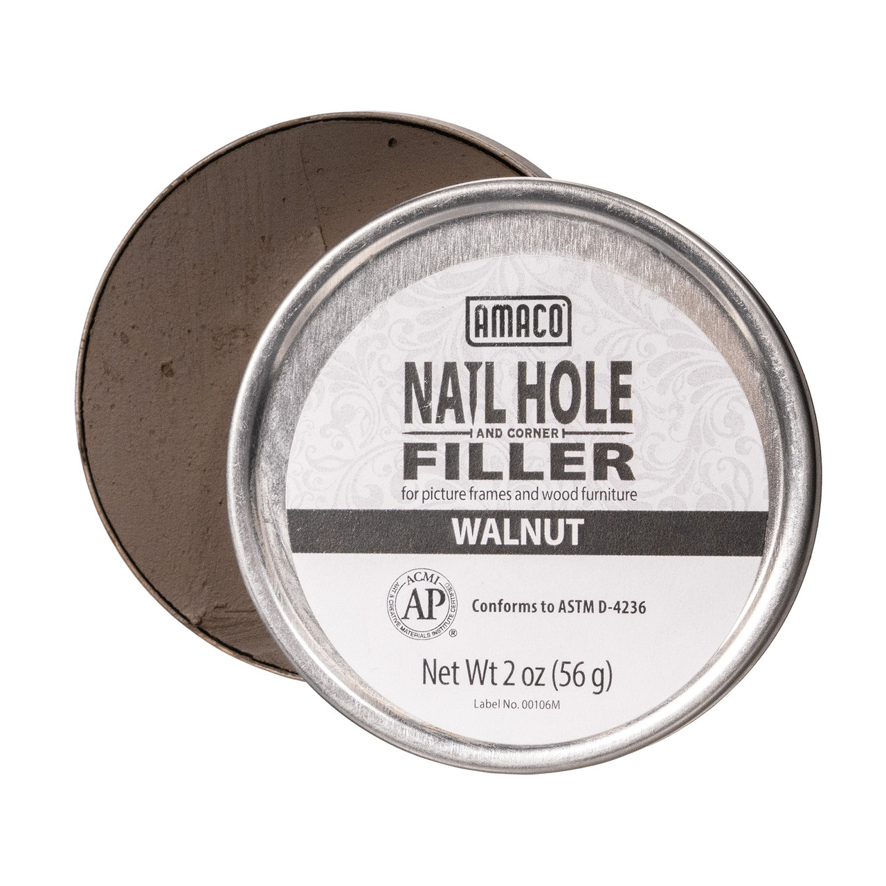 Amaco Nail Hole and Corner Filler-Walnut 2oz - AMERICAN ART CLAY CO INC