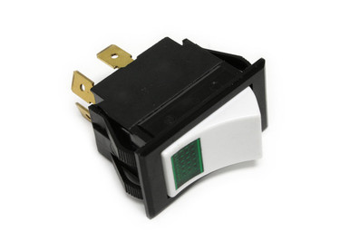 Switch On/Off Rocker Green 4 Prong - AMERICAN ART CLAY CO INC