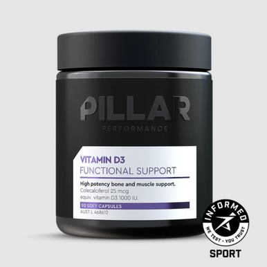 Pillar Performance Vitamin D3 Functional Support | Bone, Muscle & Immunity – Tribe&Trail