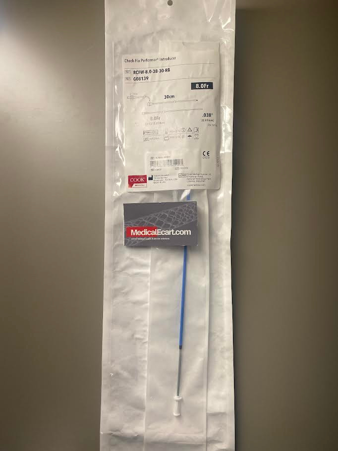 Performer 8Fr. 30cm PERFORMER Introducer Sheath