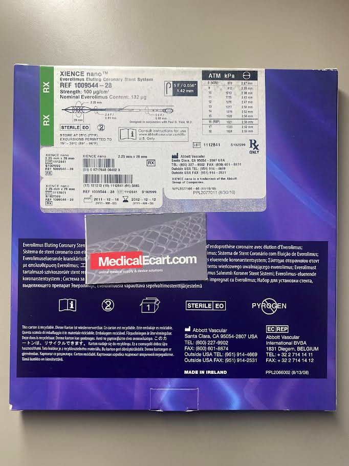 XIENCE nano Everolimus Eluting Coronary Stent System