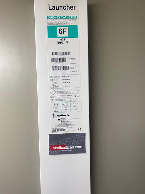 MEDTRONIC LAUNCHER 6F Coronary Guide Catheter EBU 3.75