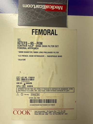 Zilver 635® Vascular Self-Expanding Stent 125 cm Over-the-Wire Delivery ...