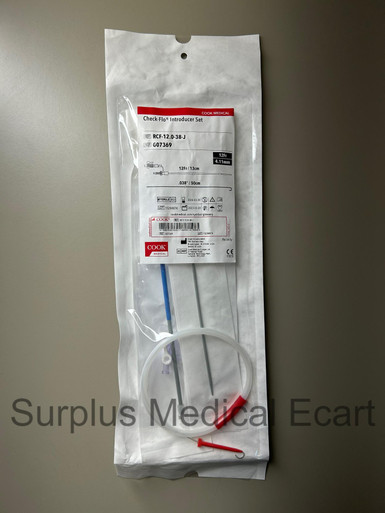 Cook, Medical, PERFORMER Check-Flo INTRODUCER SET (G07369 / RCF-12.0-38-J)