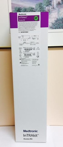 Medtronic INT6F23D4 InTRAkit Access Kit 6F, 23cm ,18G, Micropuncture ...