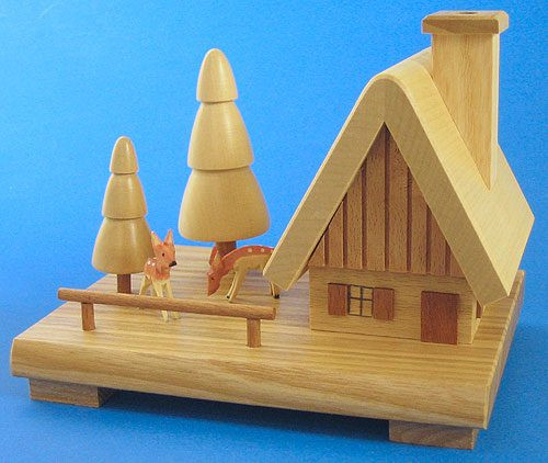 Forest House German Smoker | ChristKindl-Markt German Gifts