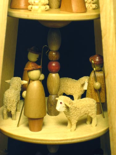 German Carousel Pyramid Traditional Style