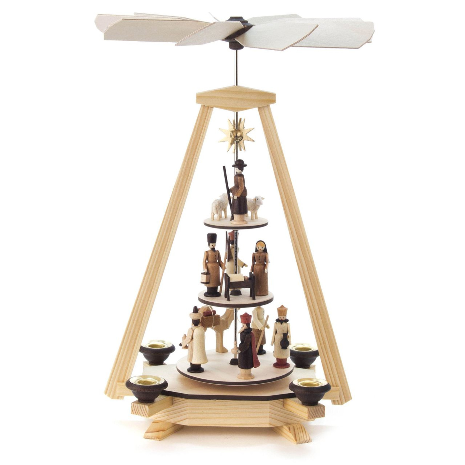 Large German Christmas Pyramids made in the Erzgebirge region of ...