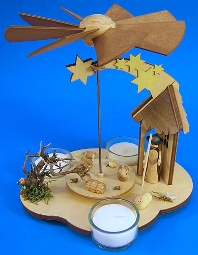 Sheep Shepherd German Pyramid | ChristKindl-Markt German Gifts
