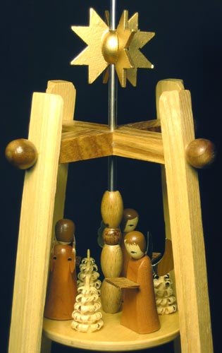 German Carousel Pyramid Traditional Style