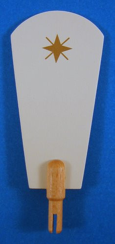 Pyramid Paddle White Star kwo 86mm 38mm | ChristKindl-Markt