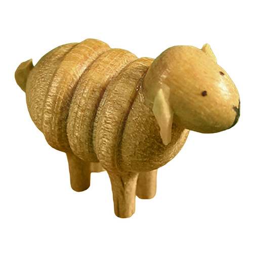 Richard Glässer – Small Rolly Polly Sheep Figurine | ChristKindl-Markt