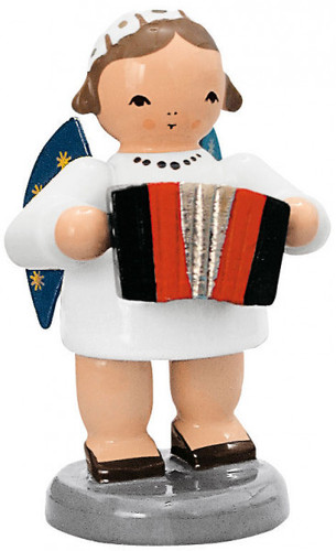 German Angel Figurine Accordion | ChristKindl-Markt German Gifts