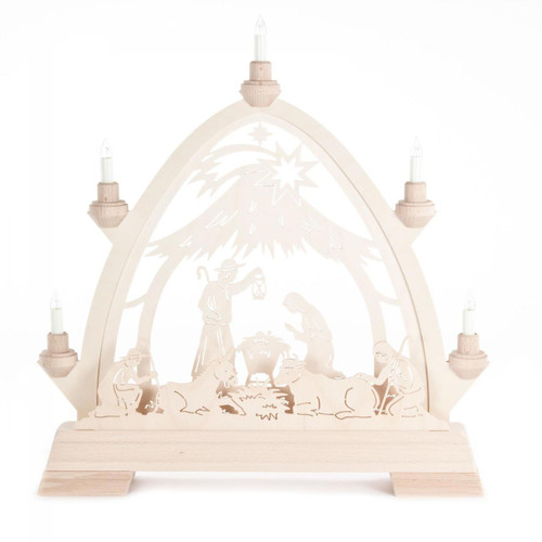 German Nativity Christmas Schwibbogen Candle Arch | ChristKindl-Markt