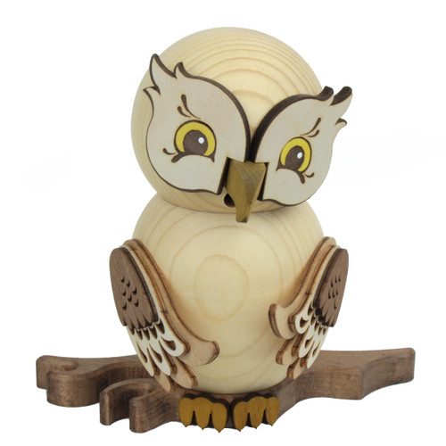 Whimsical Owl German Smoker | ChristKindl-Markt German Gifts