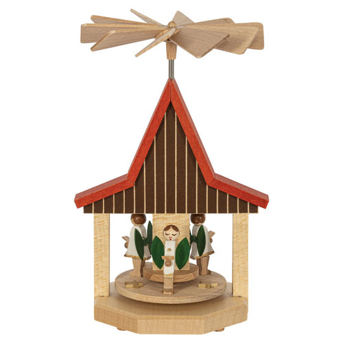 Angel House - Warm Air Pyramid | 5 inches 13cm - ChristKindl-Markt