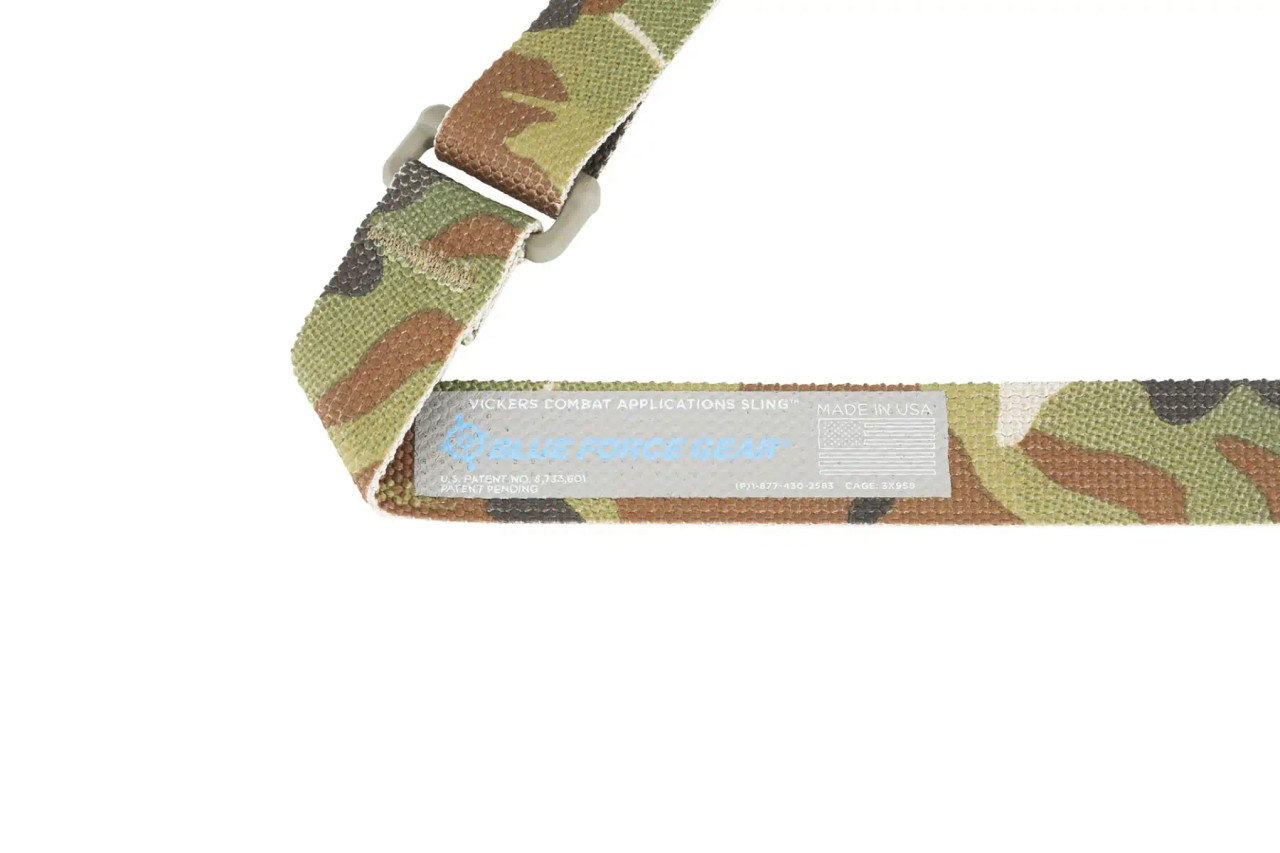 BLUE FORCE VICKERS 221 SLING - QD - PB - 1 POINT / 2 POINT - MULTICAM