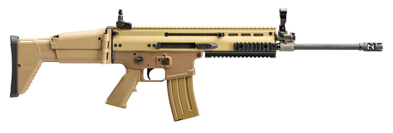 FN SCAR 16S - 556 NATO - 16" - 10+1 - FDE - CA LEGAL - Goodland Guns