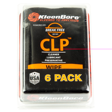 KLEEN-BORE - CLP (ALL IN ONE) - CLEANING WIPES - 6 PACK