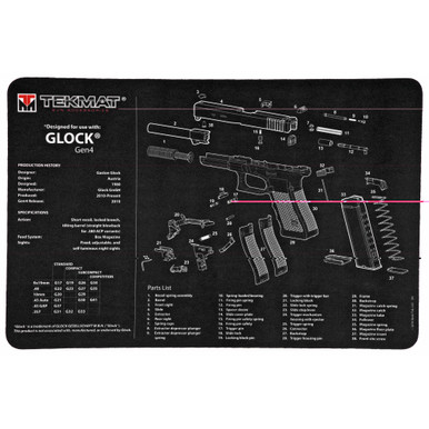 TEKMAT - GLOCK GEN 4 PISTOL MAT