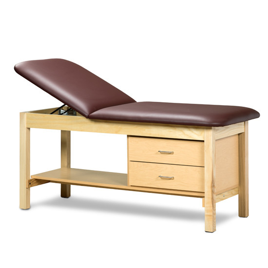 Clinton 1010 Classic Series Treatment Table with H-Brace | Exam Tables ...
