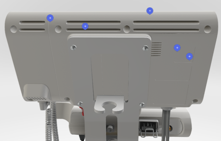 Baxter Welch Allyn 75MT-B Connex Spot Monitor | Exam Tables Direct
