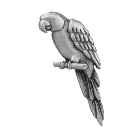 Cat Bird Watching Pewter Clutch Pin 1532CP