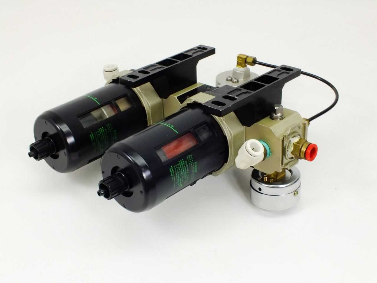 CKD Oil Mist Filter Kit D300 F4000 w Pressure Gauges (M4000)