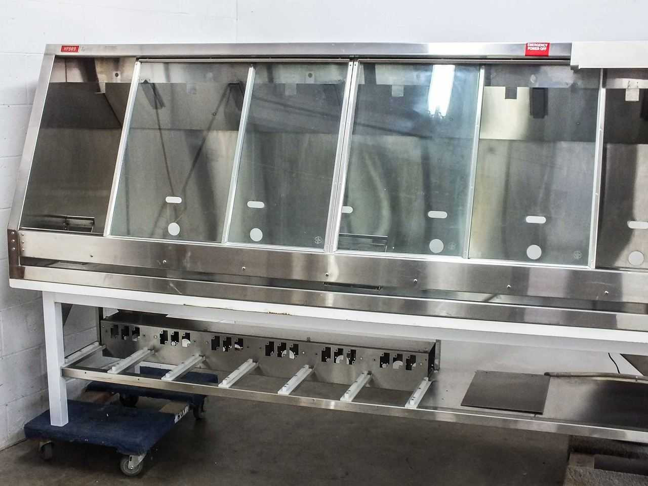Cleanroom Stainless Steel Work Enclosure with Glass Doors (Cabinet)