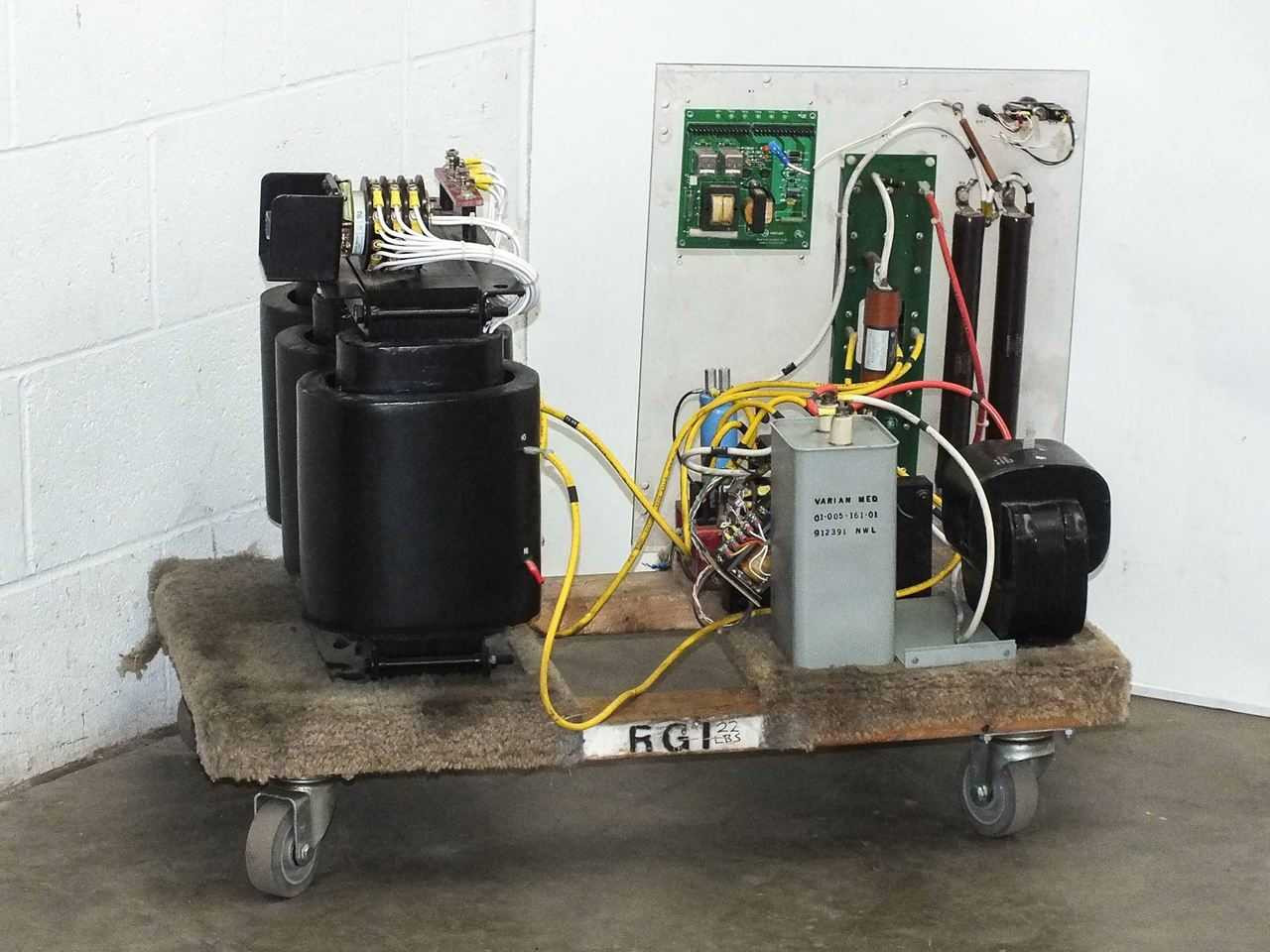 Varian 9000 VDC HV Transformer - Klystron Earth Station Transmitter ...