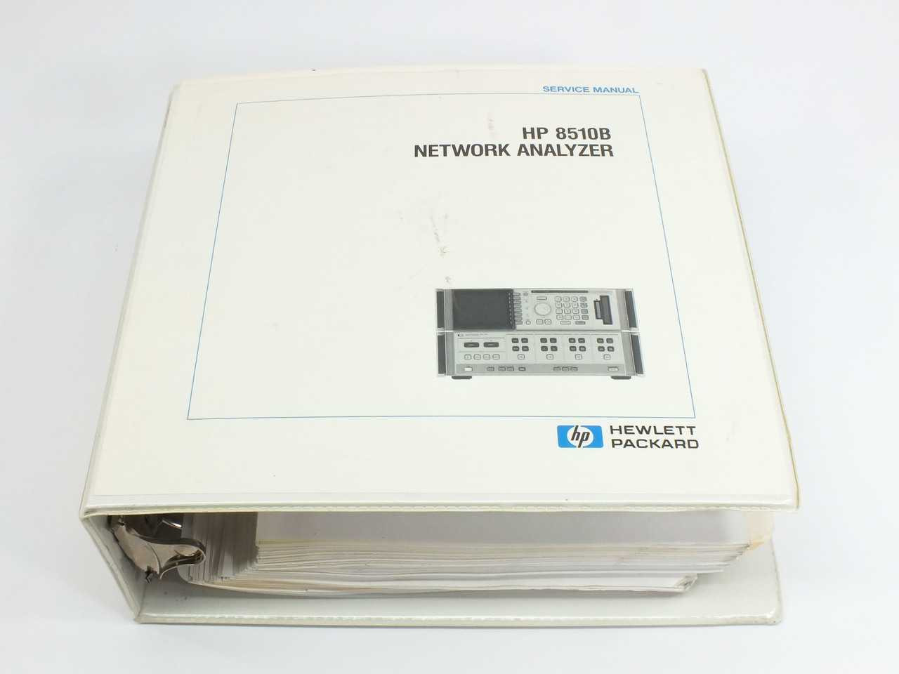 HP 8510B Network Analyzer Service Manual