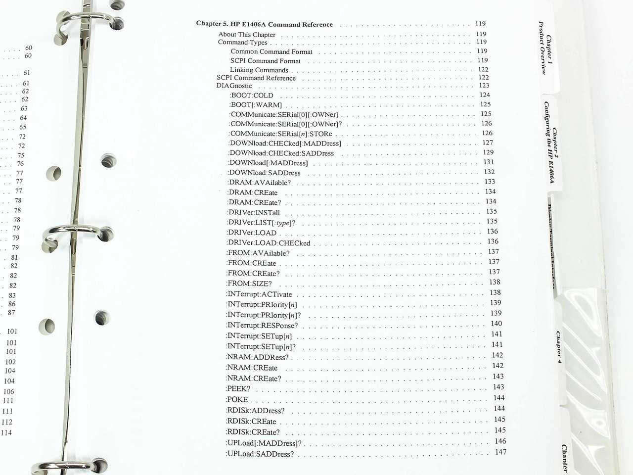 Agilent HP E1406A Command Module Users Manual and SCPI Programming Guide
