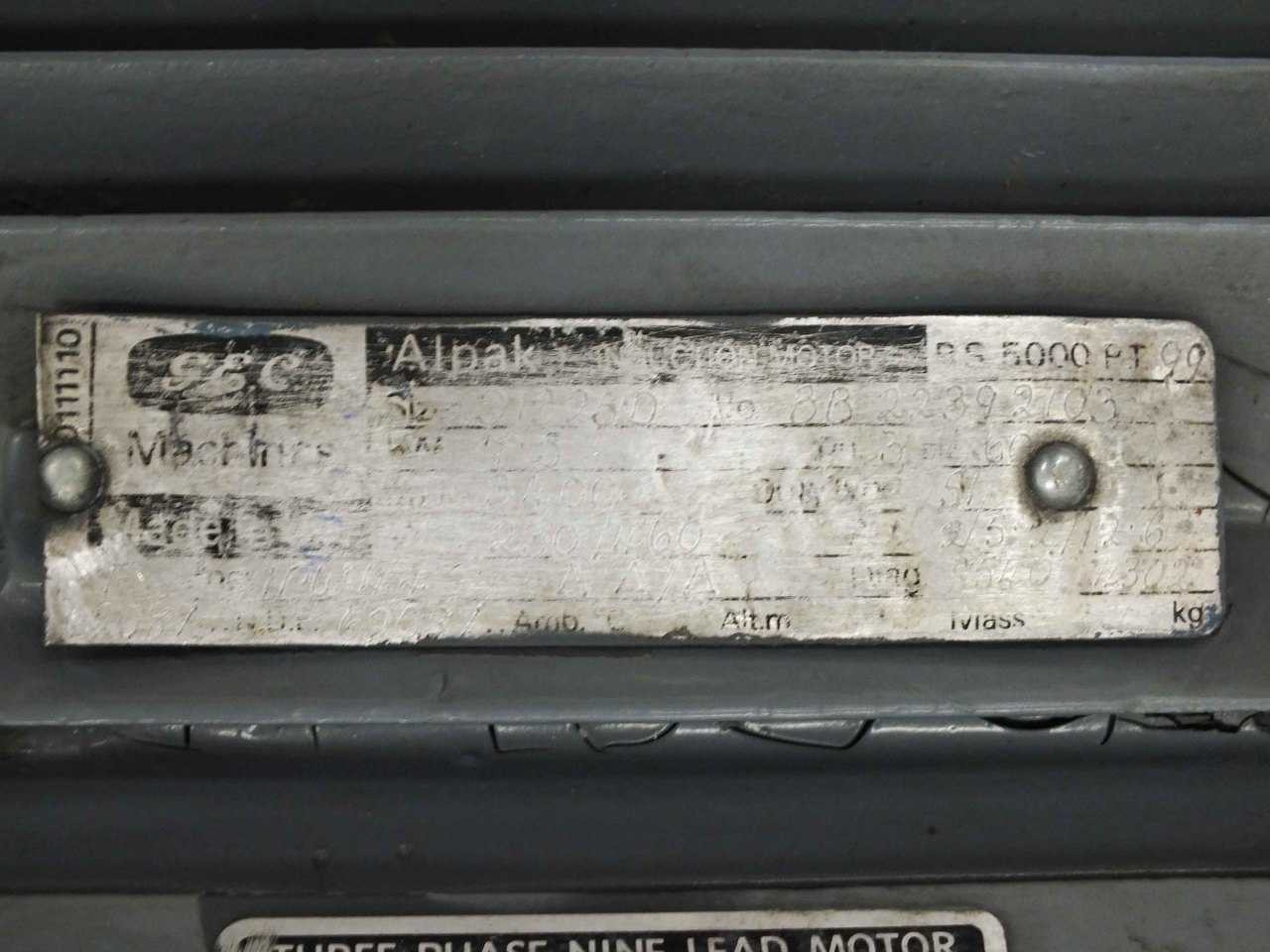 Edwards EH2600 Blower Vacuum Mechanical Booster Alpak BS5000PT ...
