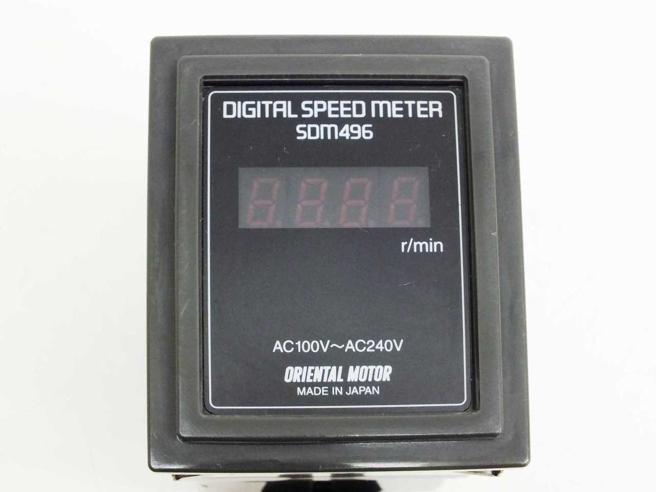 Oriental Motor SDM496 Digital Motor Speed Indicator Display