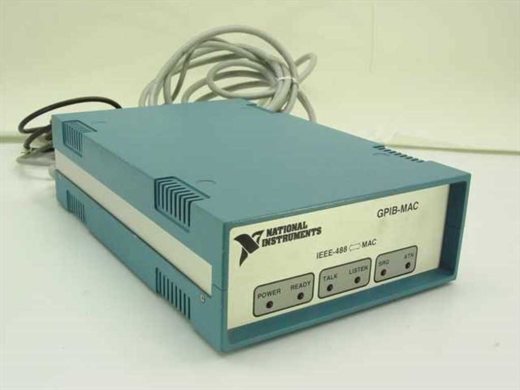 National Instruments 180268-01 GPIB-MAC Apple Computer Interface Box