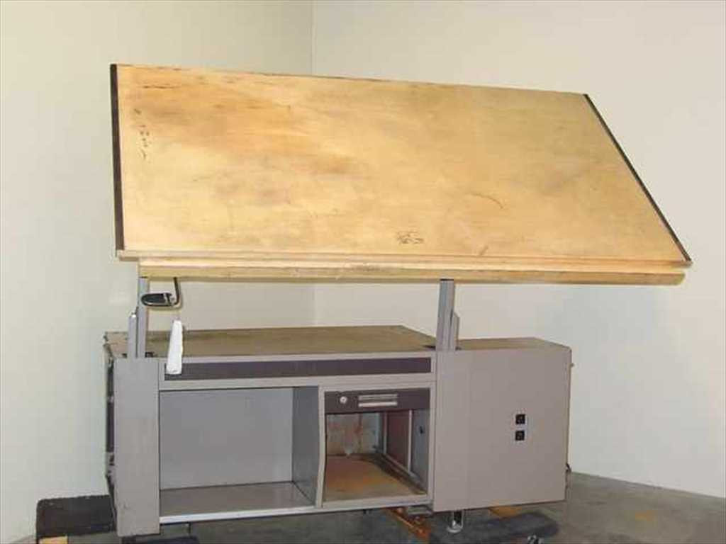 Mayline Company 8794-8 Steel Adjustable Drafting Table w/ Tool Drawer