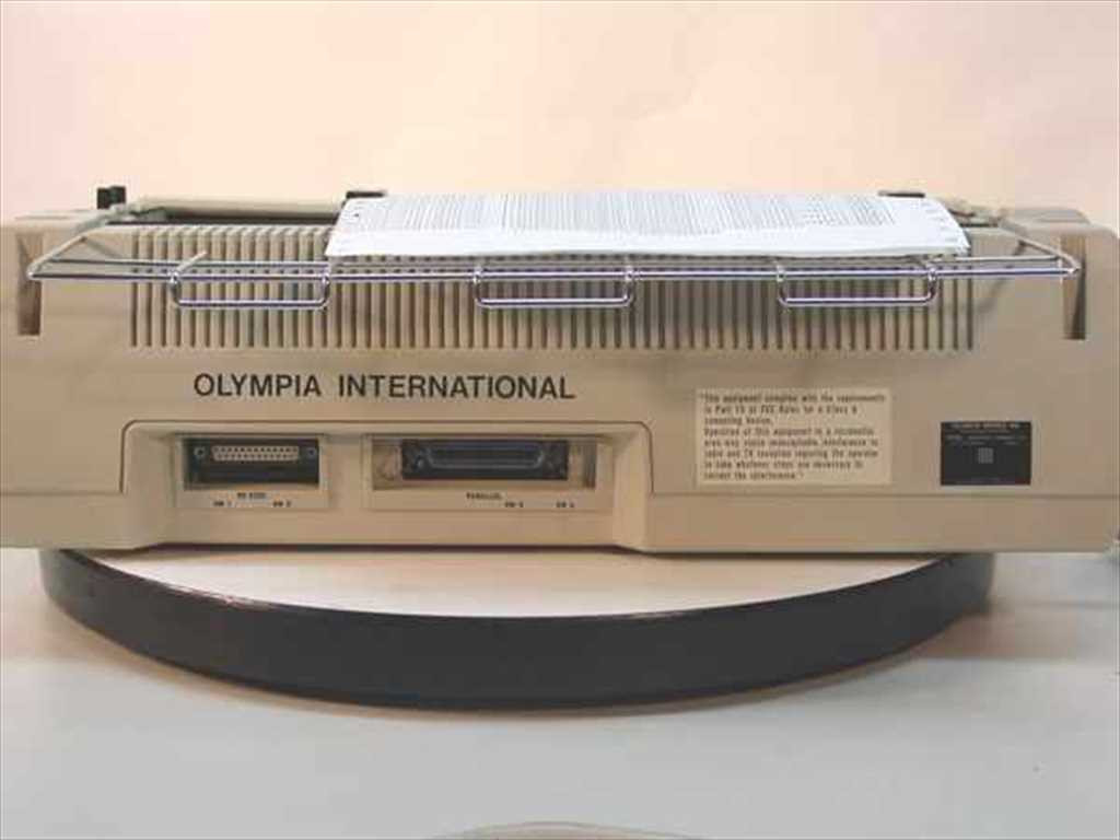 Olympia Electronic Compact RO Daisy Wheel Printer