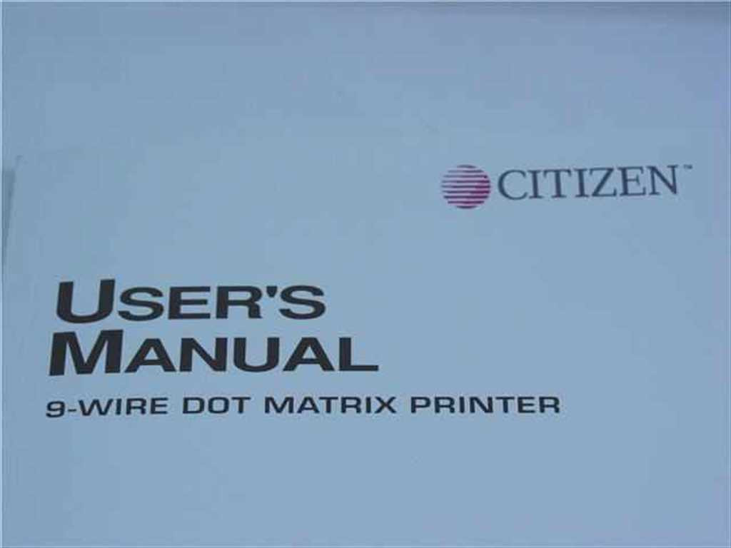 Citizen GSX-190 Dot-matrix Printer