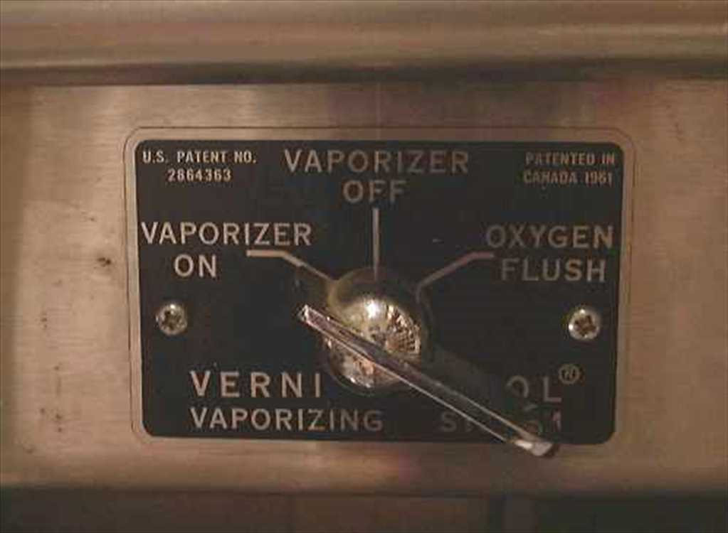 Ohio Anesthesia Anesthesia Vaporizer Ventilator