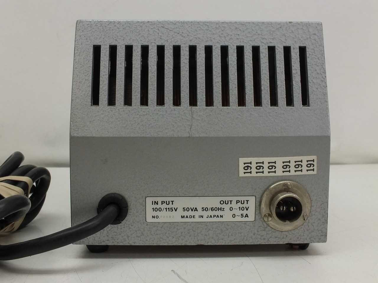 Nikon 0-10 Volt Microscope Light Source / Illuminator Transformer