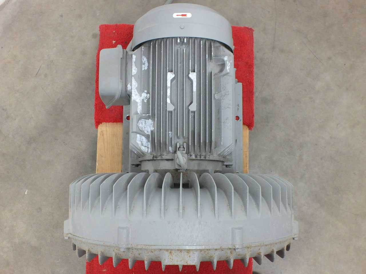 Hitachi VB-080-E2 12 HP Oil-Less Vortex Blower 513 CFM 9 KW 208/230VAC 3 Phase