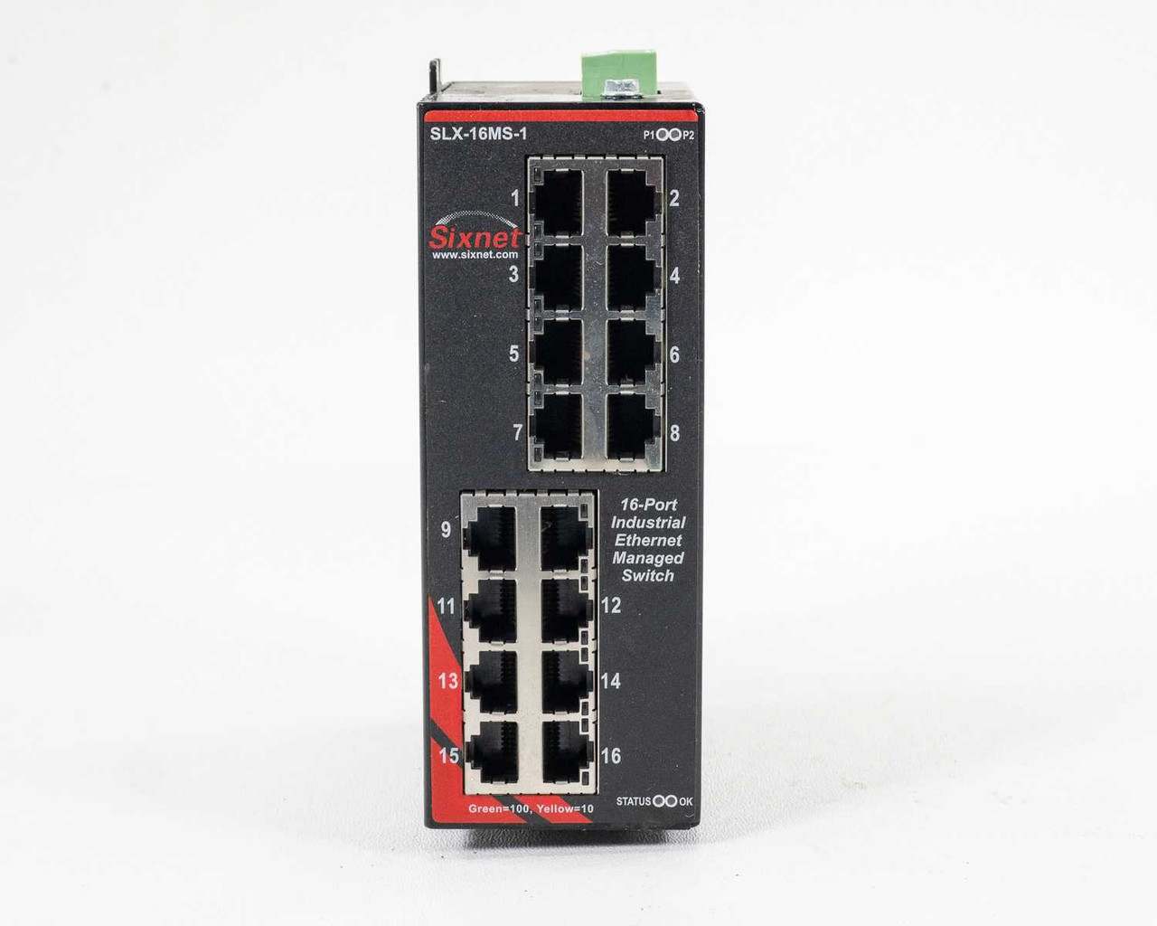 Red Lion SLX-16MS-1 Sixnet 16 Port Managed Industrial Ethernet Switch ...