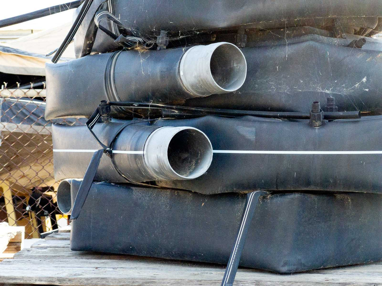 Agricultural 4" Poly Hose for Farming, Irrigation Drip Systems & Sprinklers