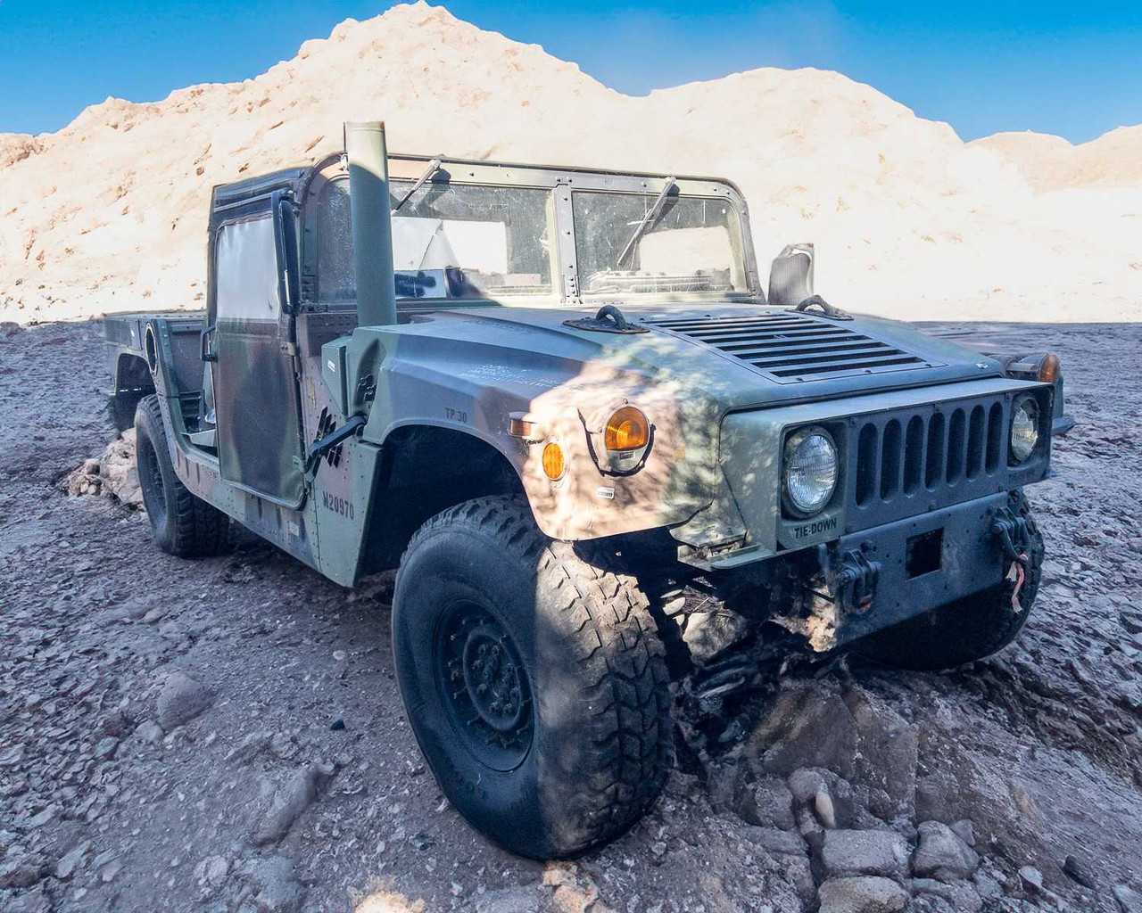 AM General M1152 2007 HMMWV 6.5L Turbo OD USMC Military Humvee Cargo ...