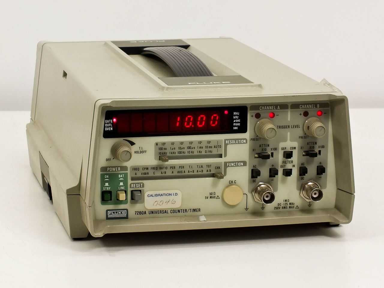 Fluke 7260A Universal Counter/Timer - 2 Channel