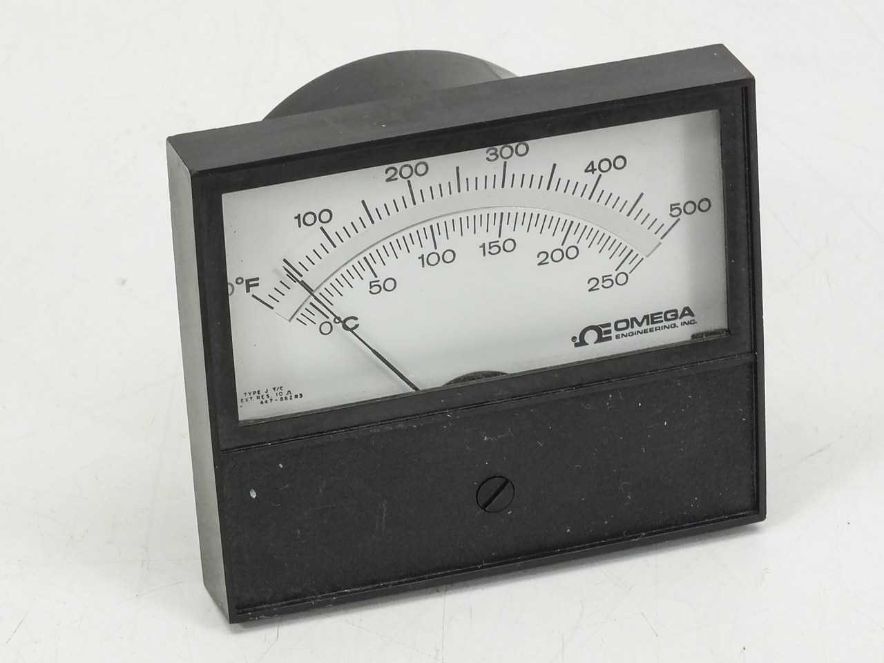 Omega 7035-J-500 Pyrometer High Performance Parallax Mirror Display