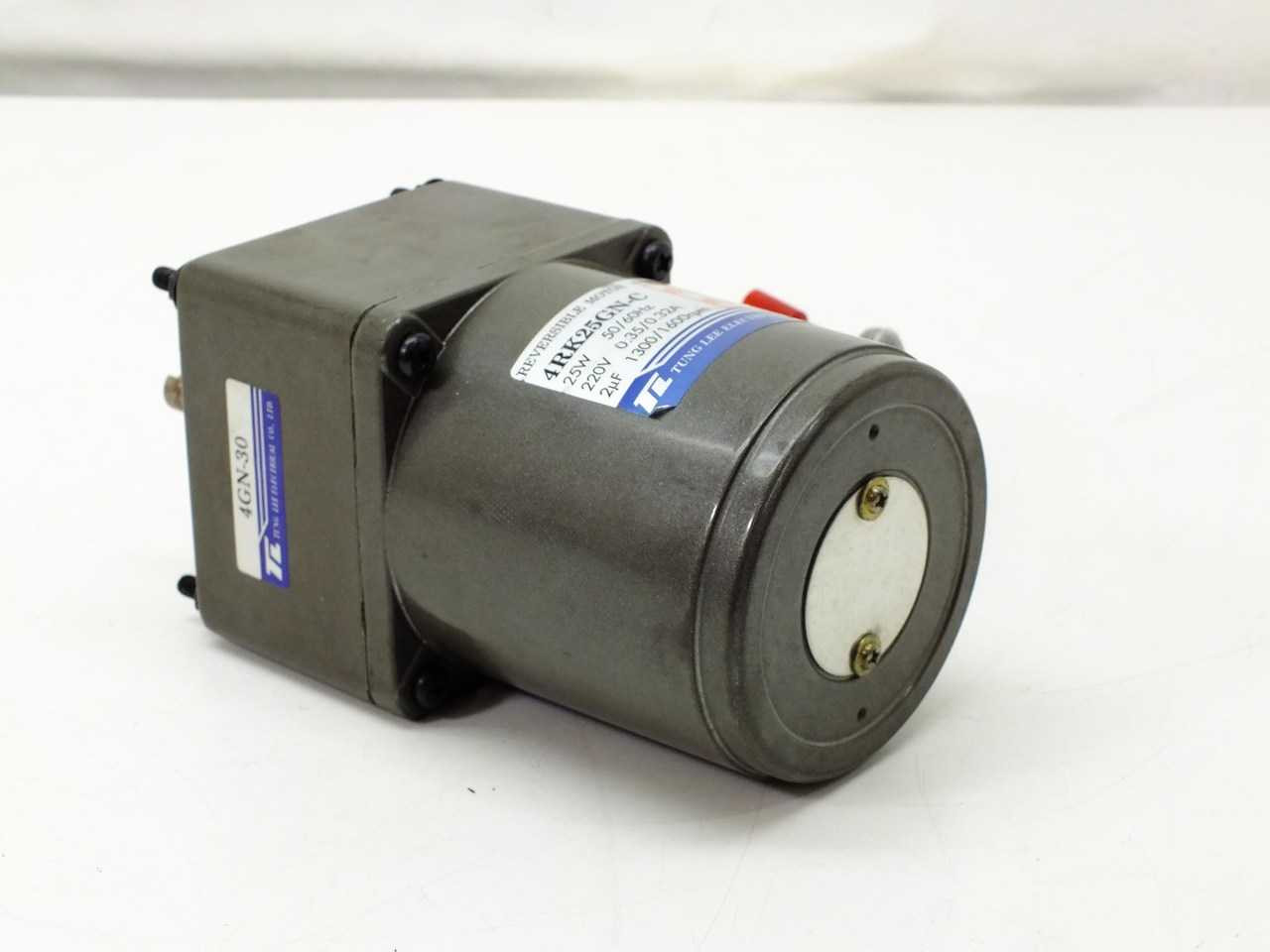 Tung Lee Electrical Reversible Motor 25W, 220V, 50/60Hz, 2uF 1300/1600rpm