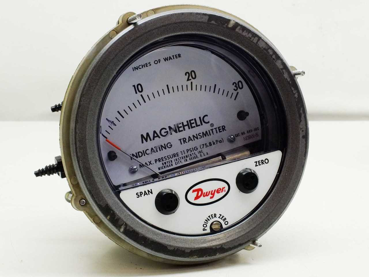 Dwyer 605-30C 0-30" Magnehelic Differential Pressure Indicating ...