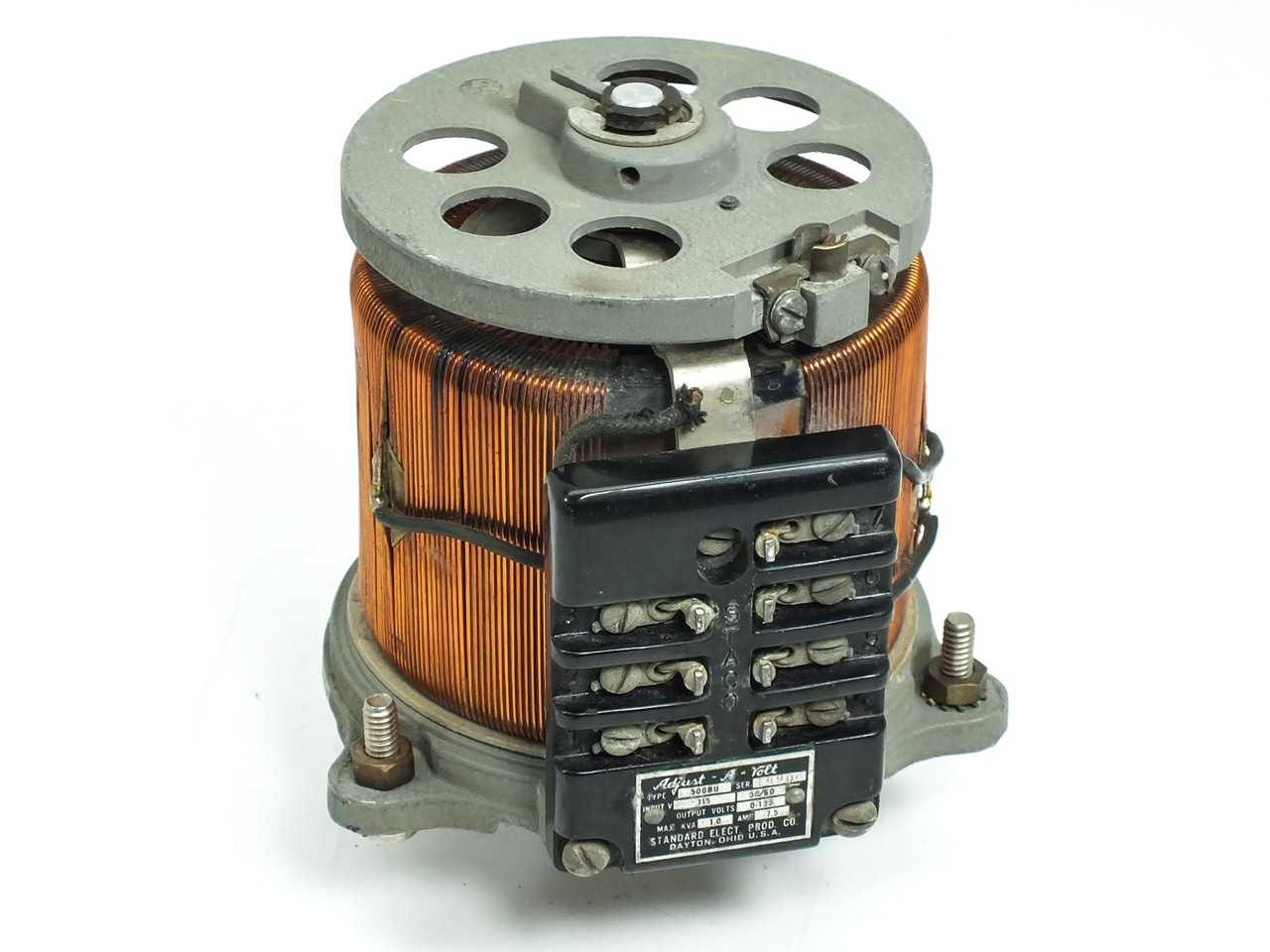 Standard Electric 500BU 7.5 Amp Adjust-a-Volt Variac Variable ...