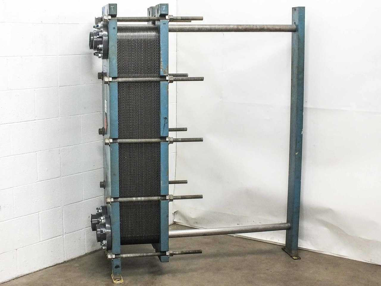 Mueller Accu-Therm AT40 F-20 68 Plate Heat Exchanger 167 PSI Frame Type